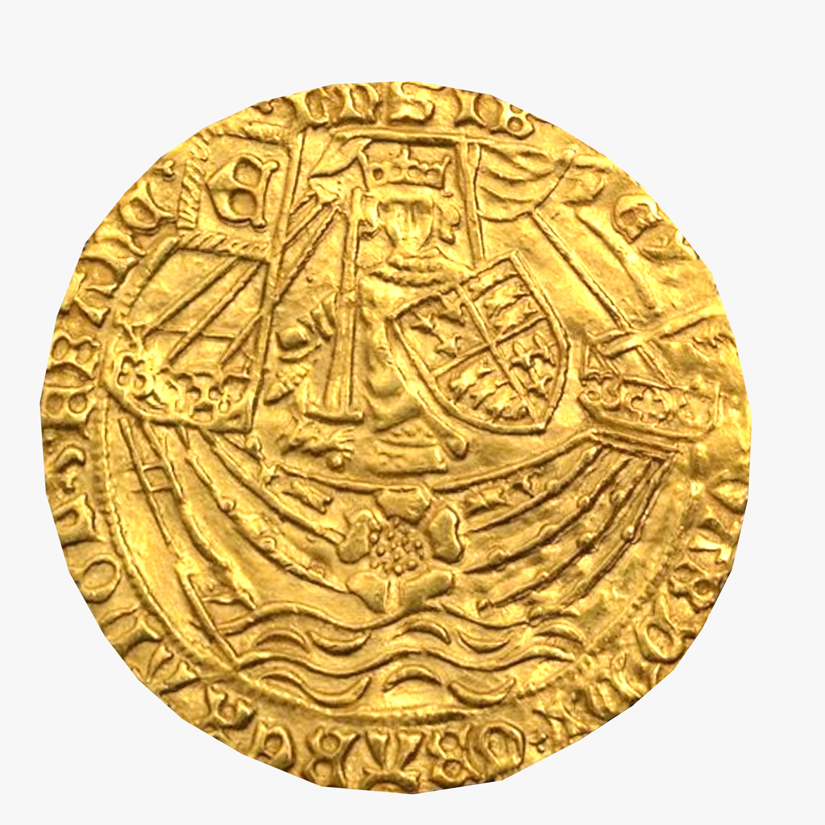 Ryal rose noble gold coin 3D model - TurboSquid 1476927