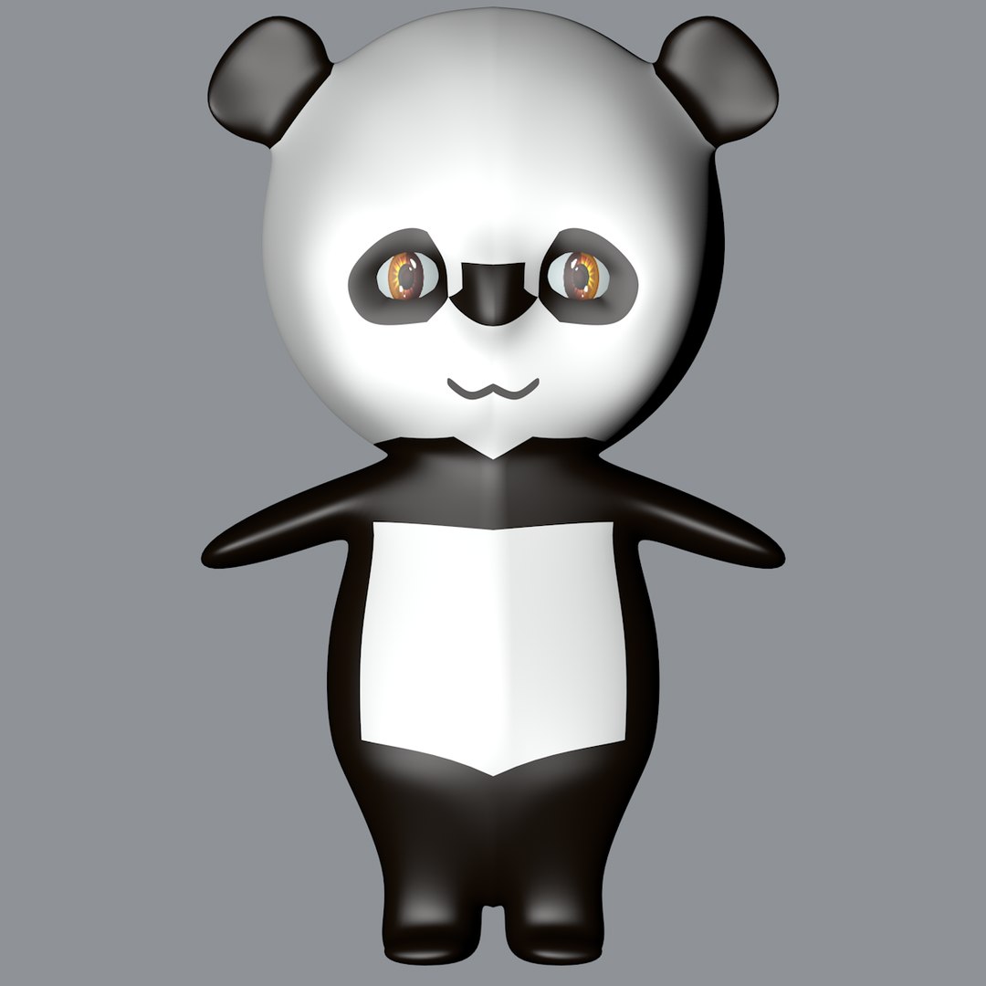 3D panda - TurboSquid 1477036