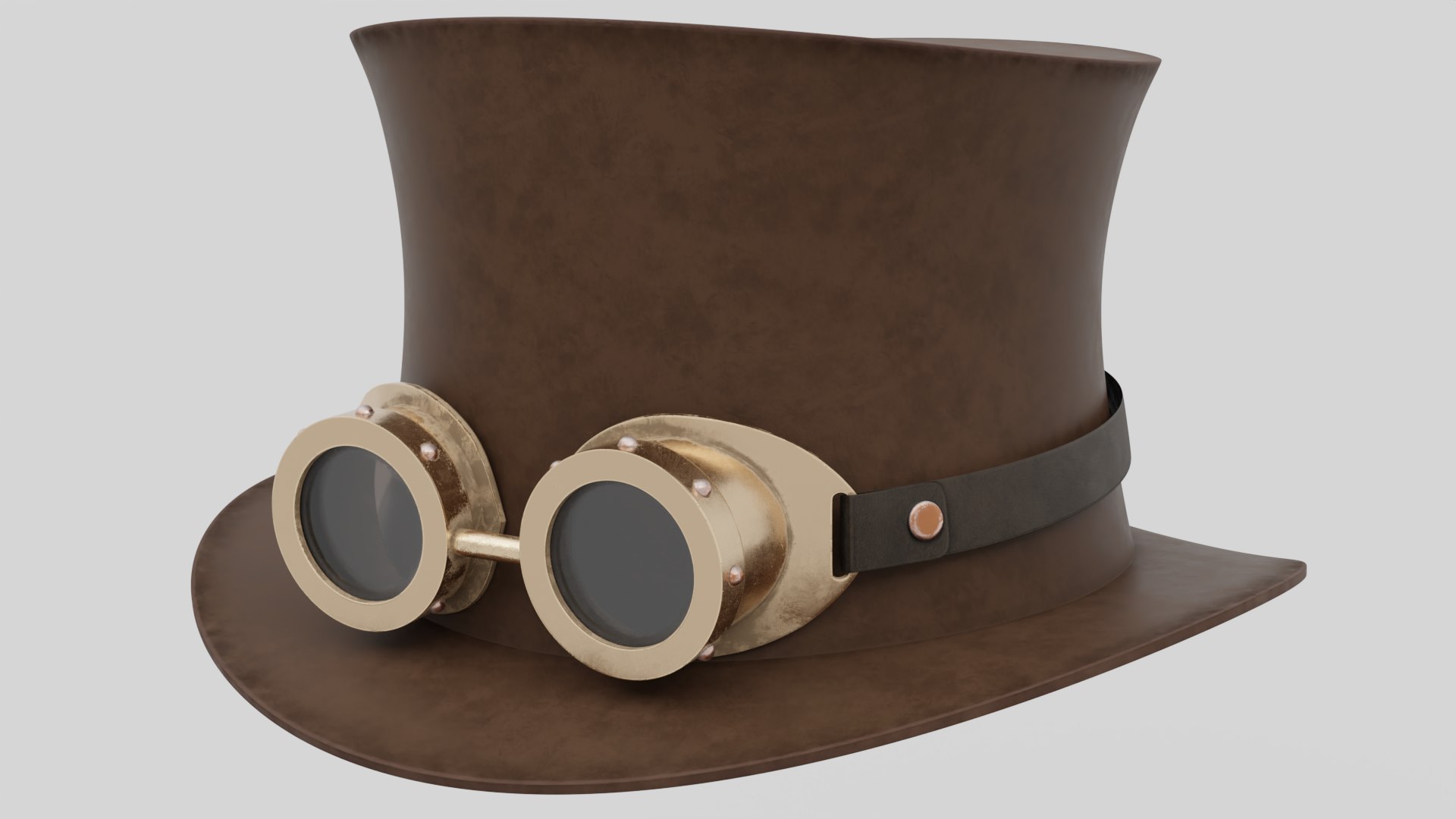3D steampunk hat - TurboSquid 1477294
