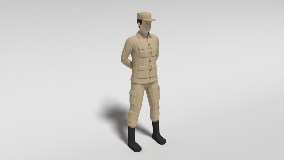 3D soldier blender model - TurboSquid 1477321