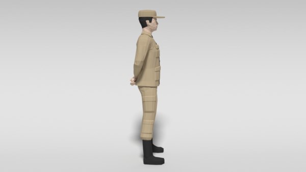 3D soldier blender model - TurboSquid 1477321