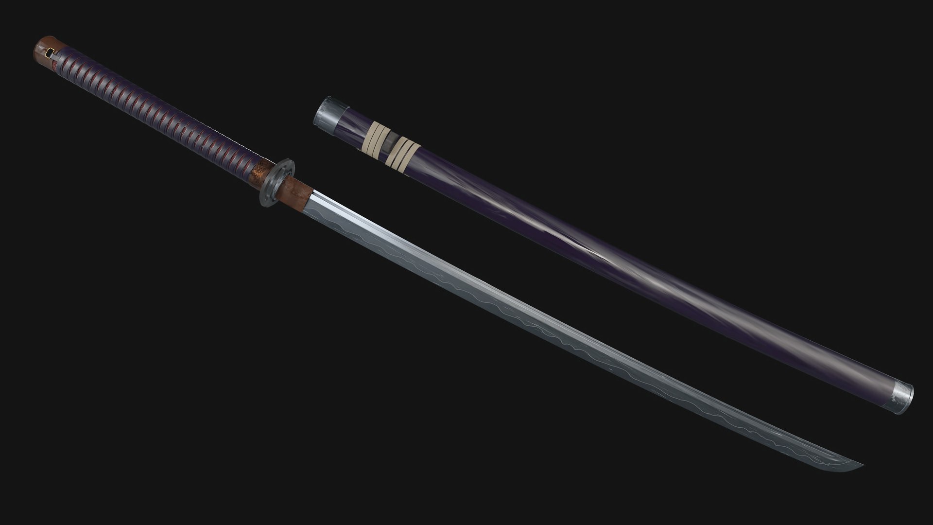 Elite katana 3D model - TurboSquid 1477399