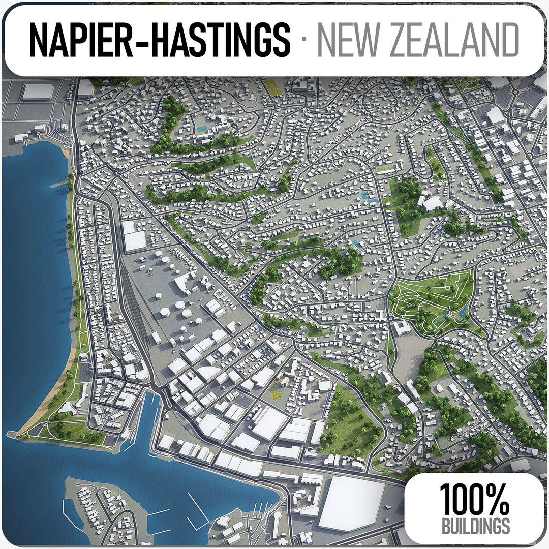 3D napier - surrounding - TurboSquid 1477703