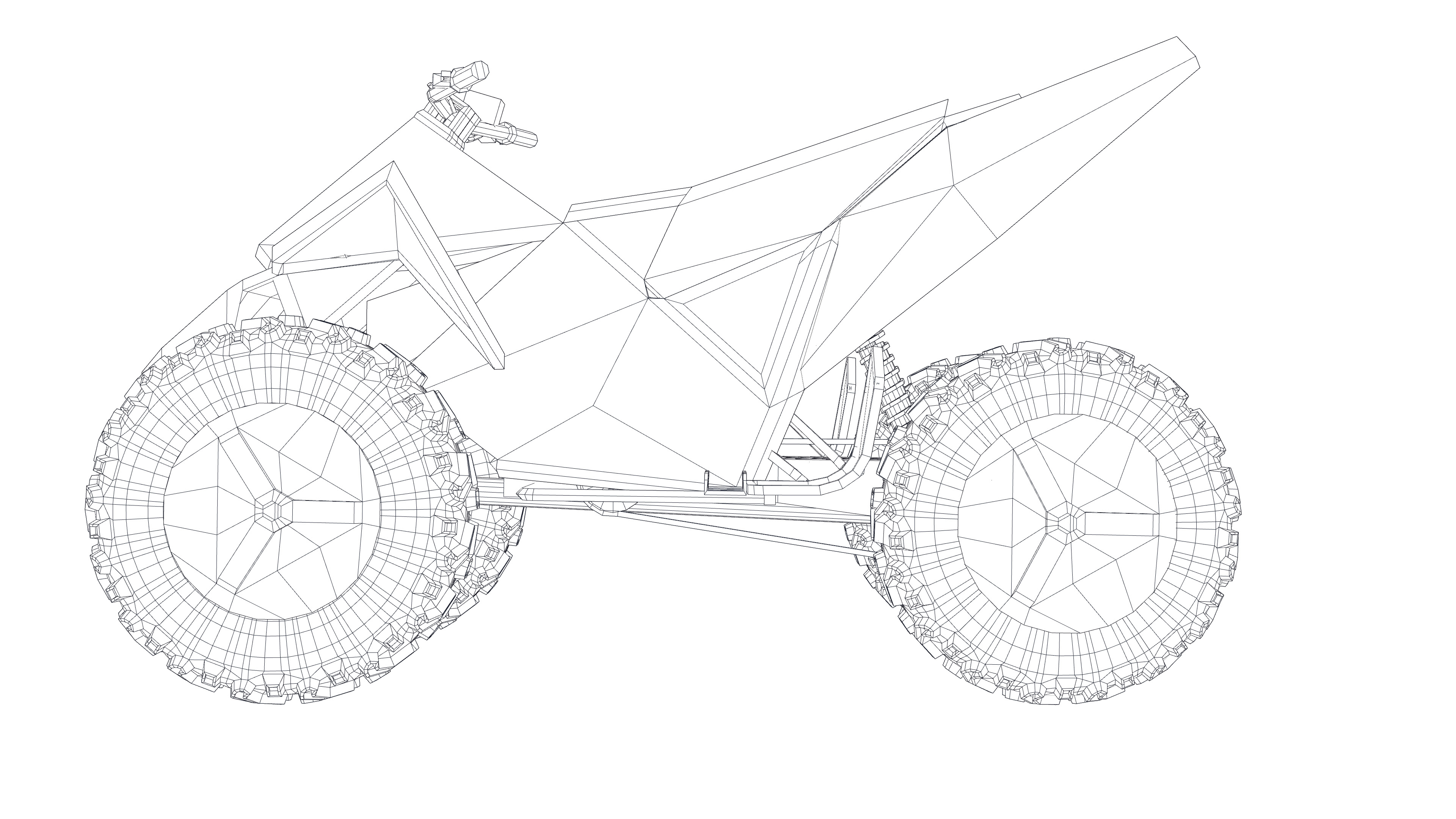 3D model cyberquad atv cybertruck - TurboSquid 1477501