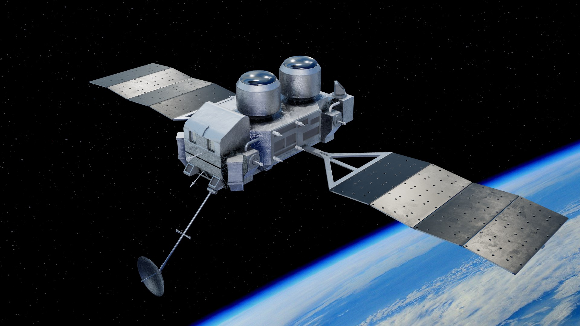 3D cgro compton gamma observatory model - TurboSquid 1477627