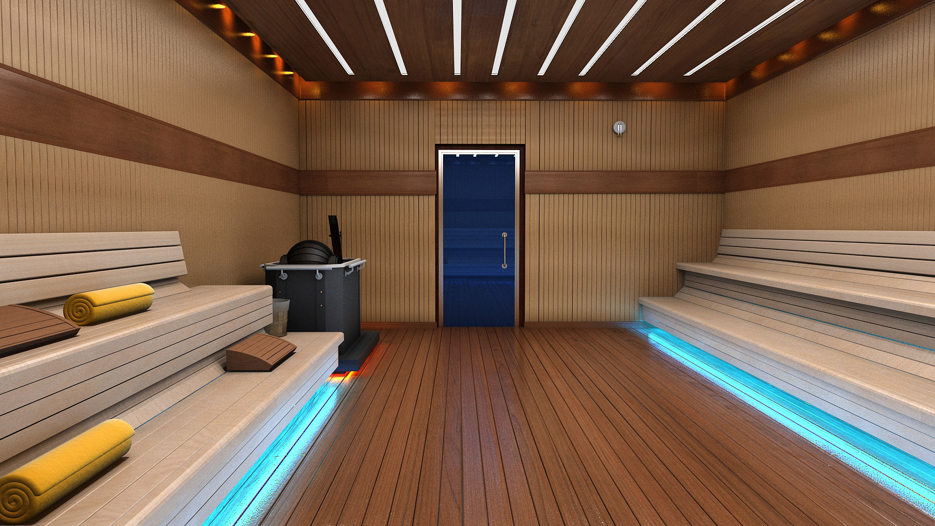 Sauna 3D model - TurboSquid 1477685