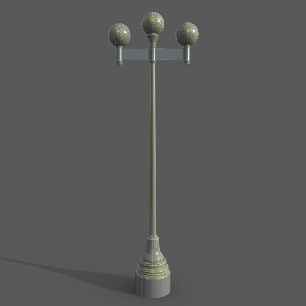 3D model light post - TurboSquid 1477797