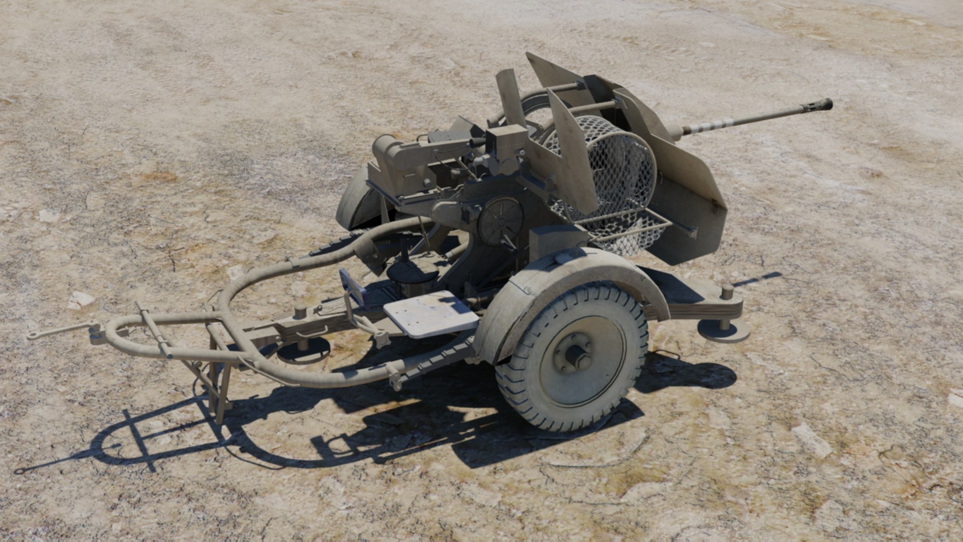 Flak 38 guns german 3D model - TurboSquid 1477824