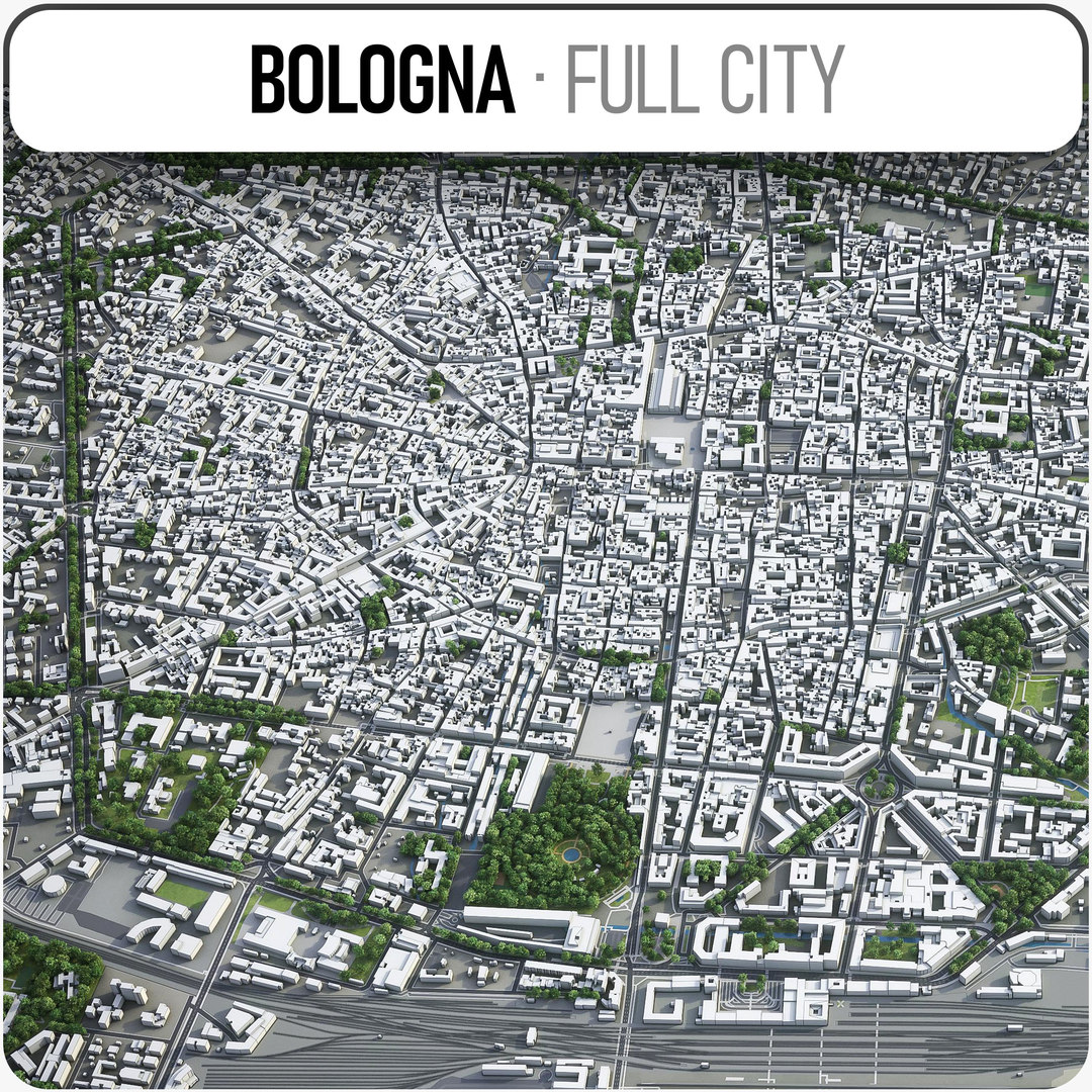 Bologna surrounding - 3D model - TurboSquid 1477923