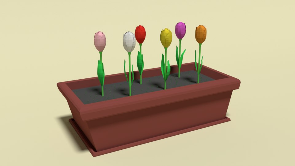 Flower pot 3D model - TurboSquid 1478069