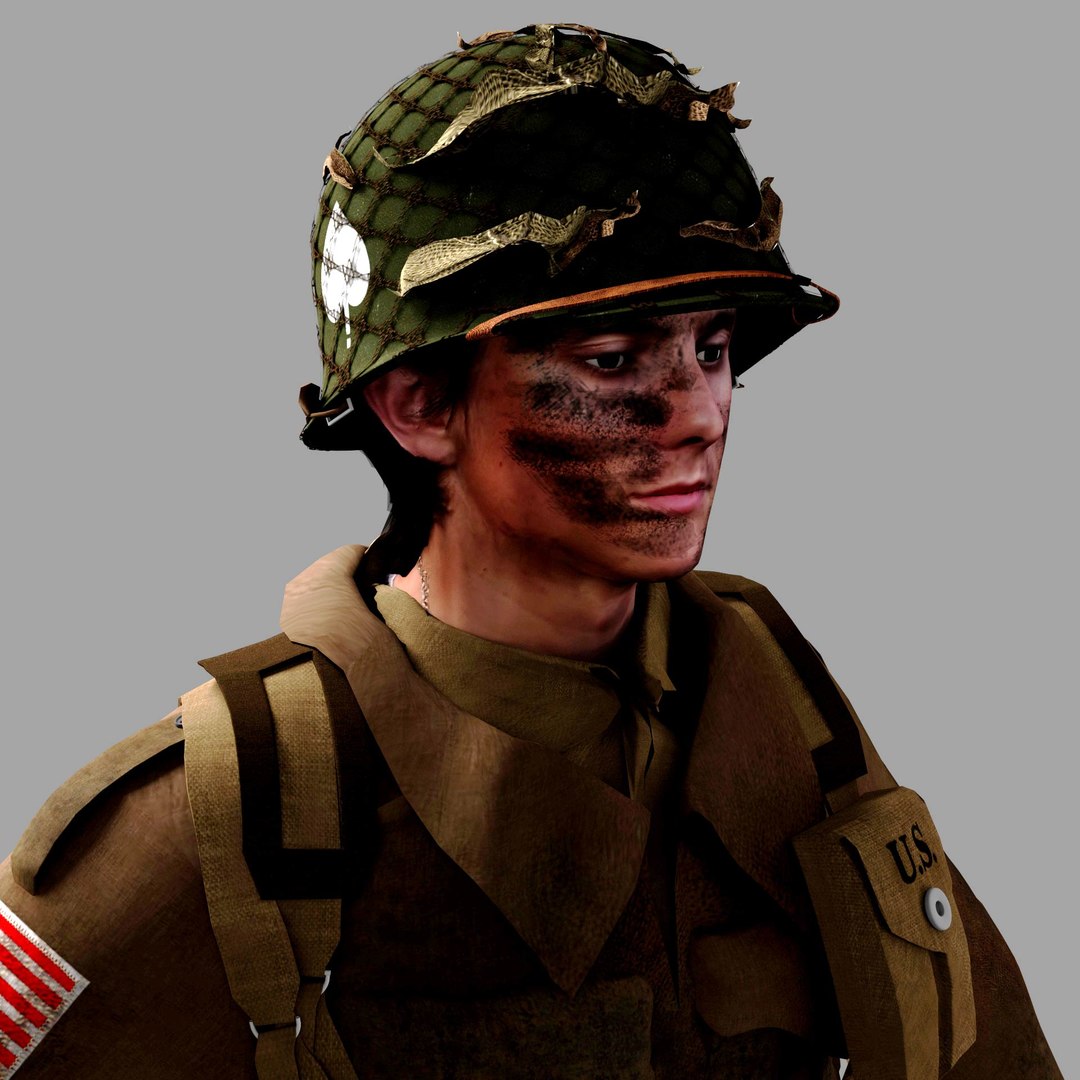 World war 2 paratrooper model - TurboSquid 1478114