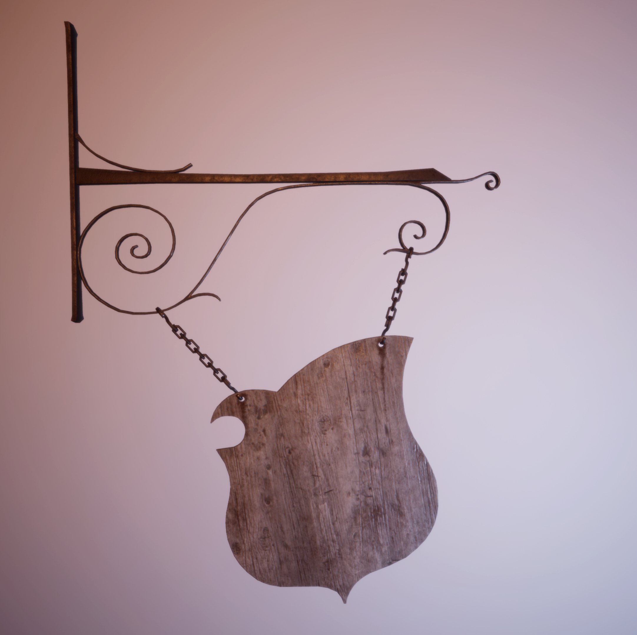 3D medieval sign - TurboSquid 1478150