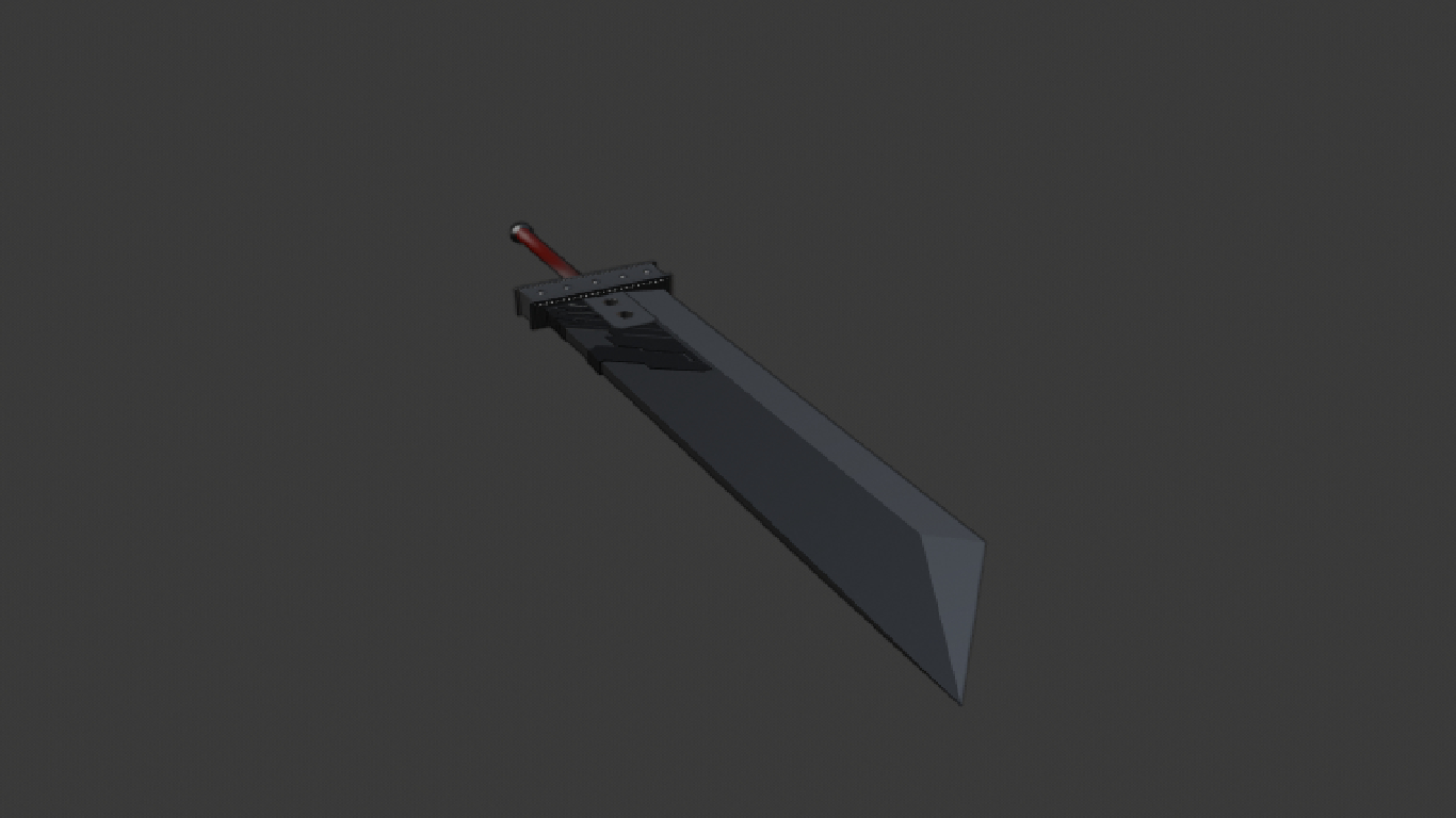 3D buster sword - TurboSquid 1478220