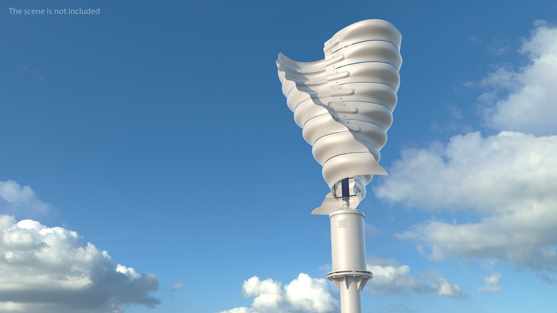 Vertical axis wind turbine 3D model - TurboSquid 1478249