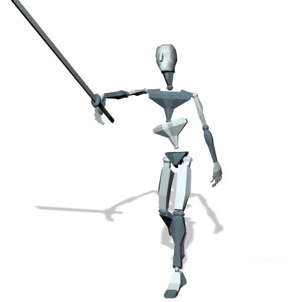 Motion Biovision battle sword walk