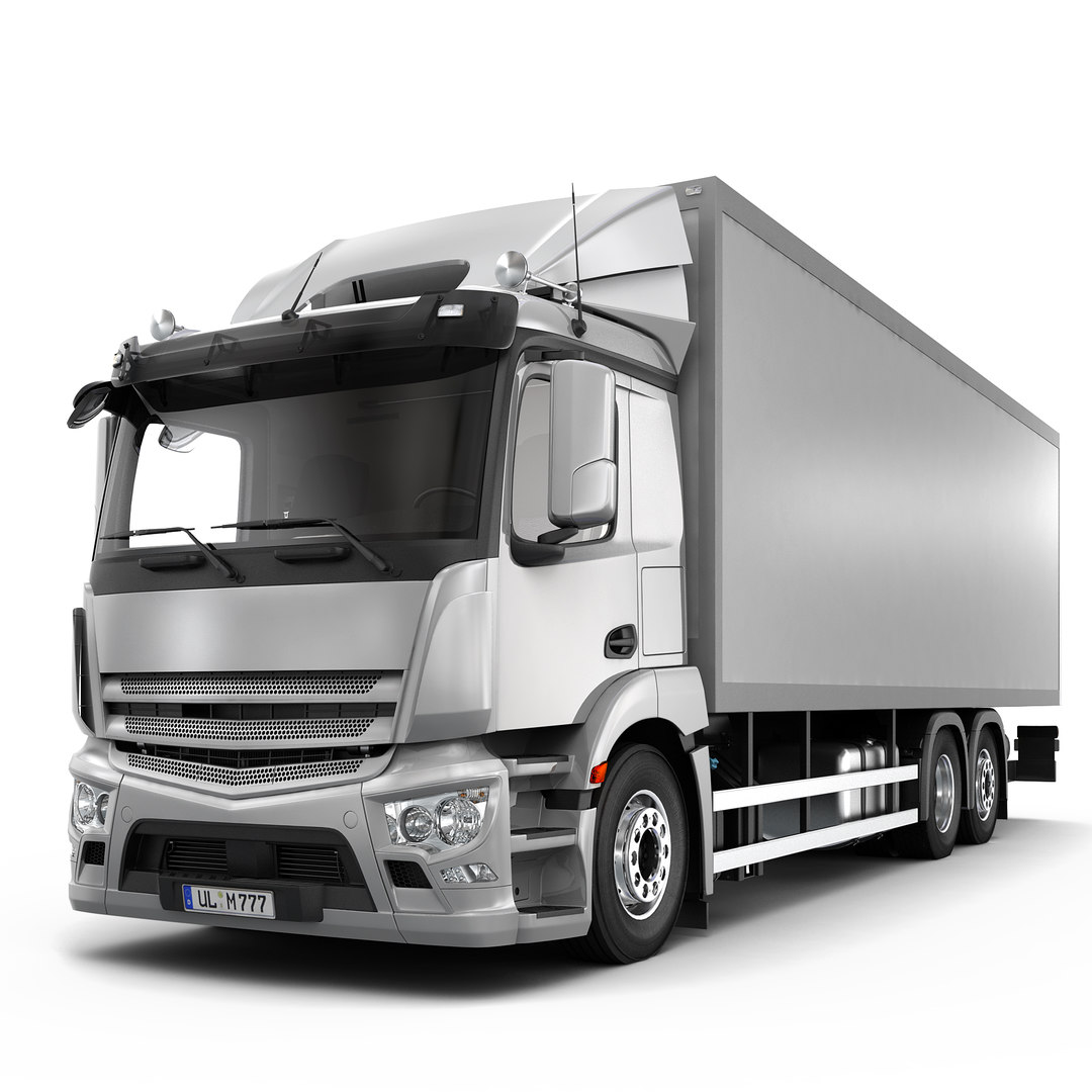 3D delivery truck 6x2 model - TurboSquid 1478390