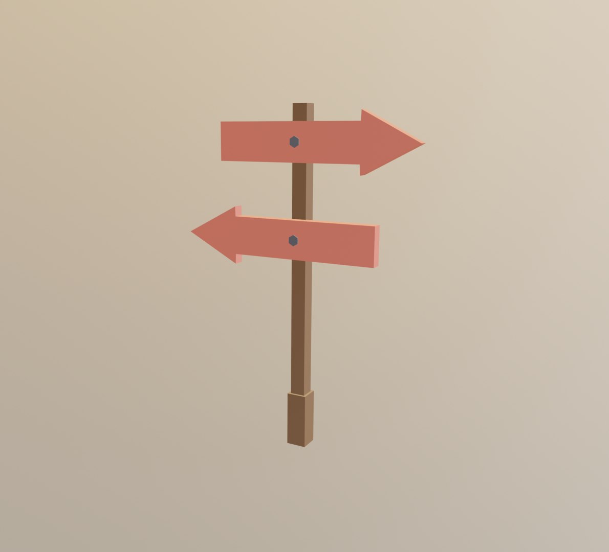 3D model arrow board sign - TurboSquid 1478404