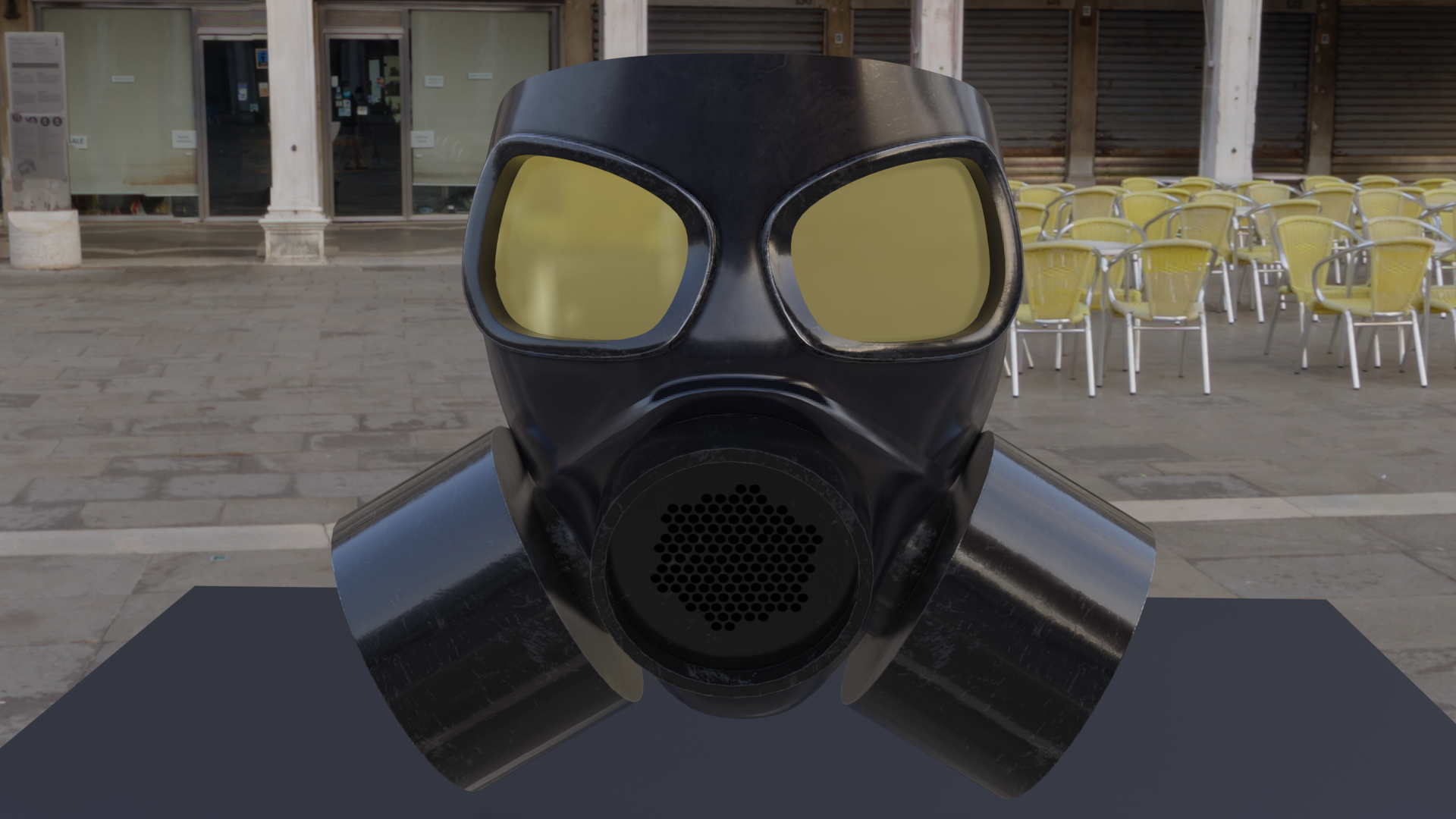 Gas mask 3D - TurboSquid 1478492