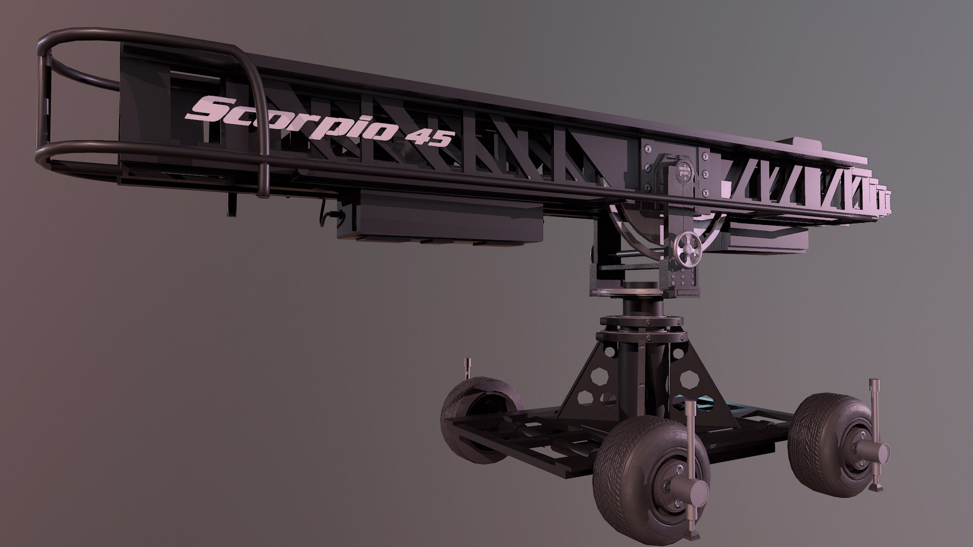 Scorpio45 crane 3D - TurboSquid 1478578