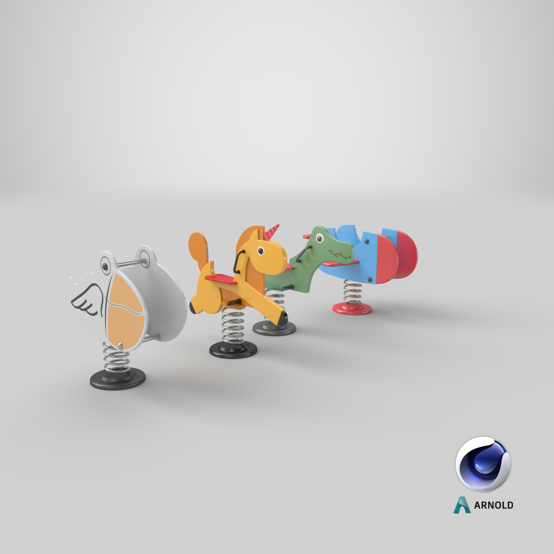 3D model spring rockers - TurboSquid 1467915