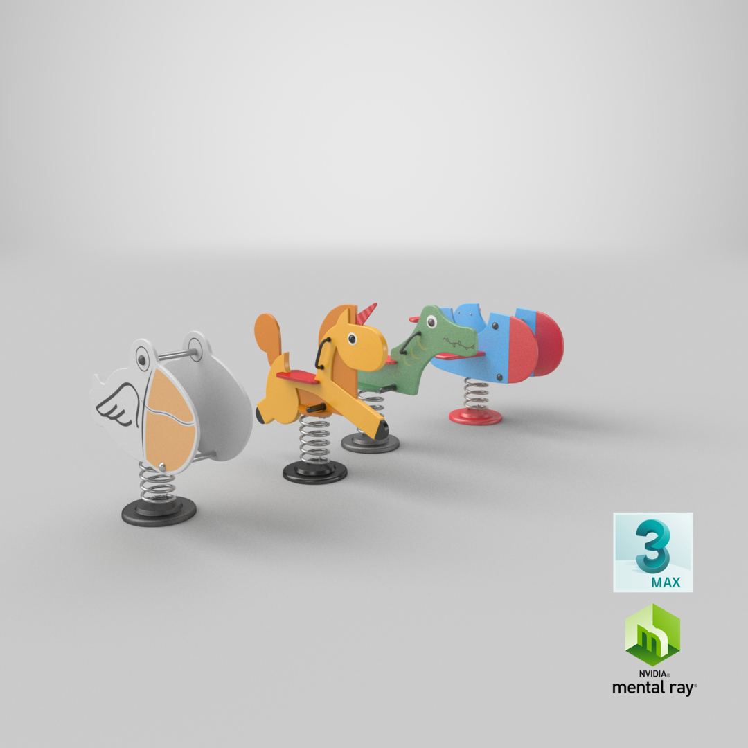 3D model spring rockers - TurboSquid 1467915