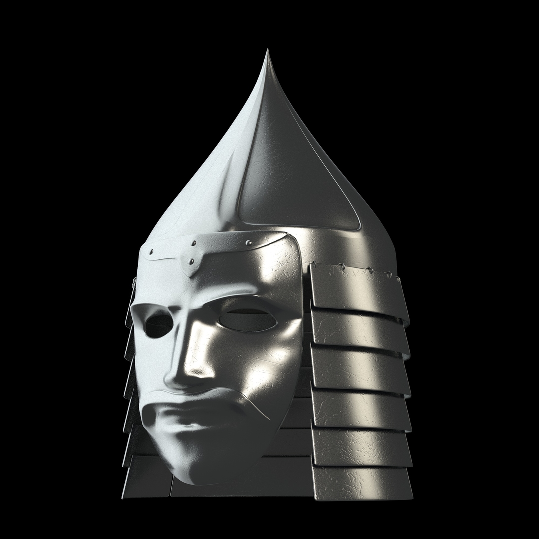 Capacete medieval com uma máscara Modelo 3D - TurboSquid 1478809