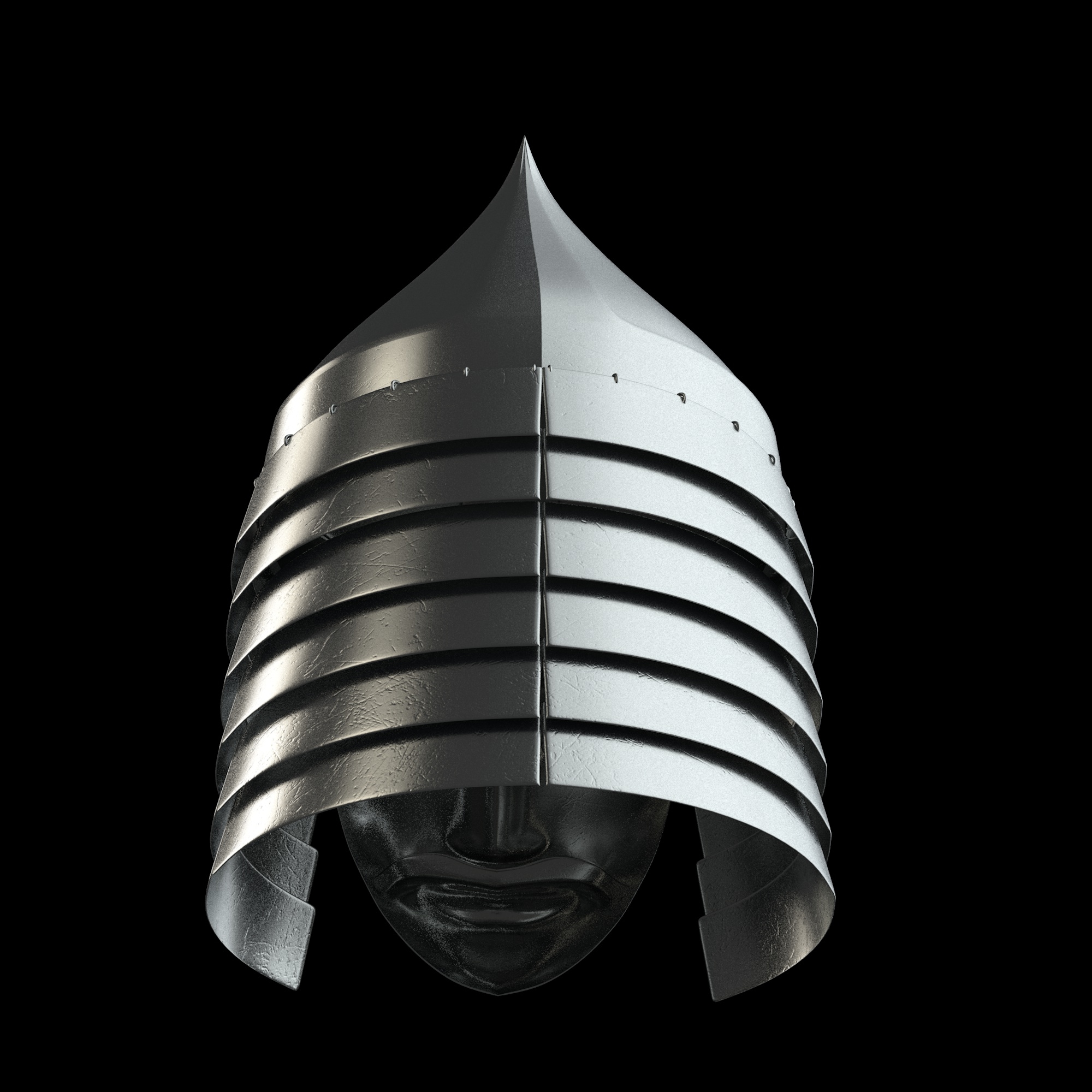 Capacete medieval com uma máscara Modelo 3D - TurboSquid 1478809