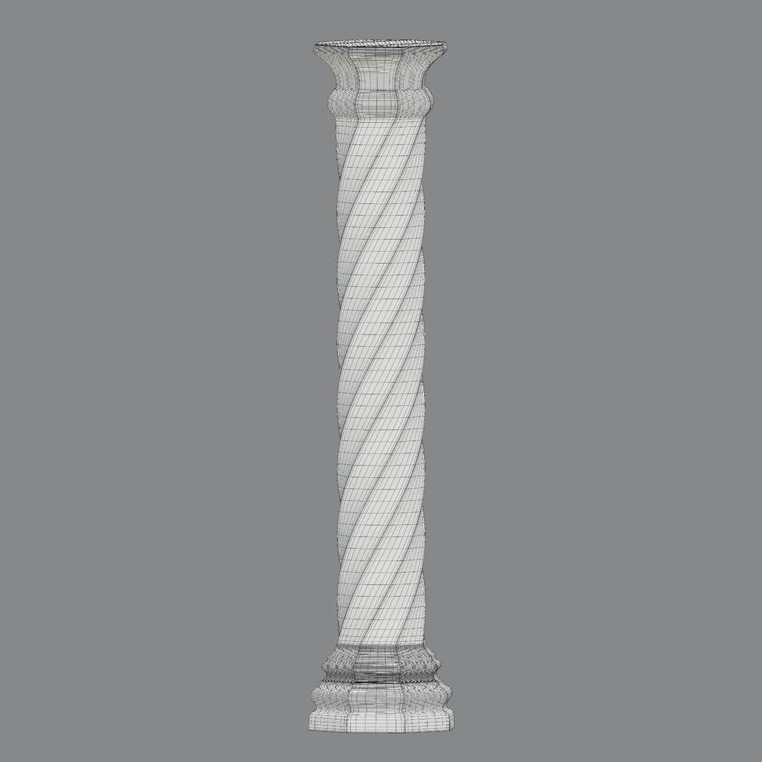 modelo 3d Columna torcida - TurboSquid 1478908