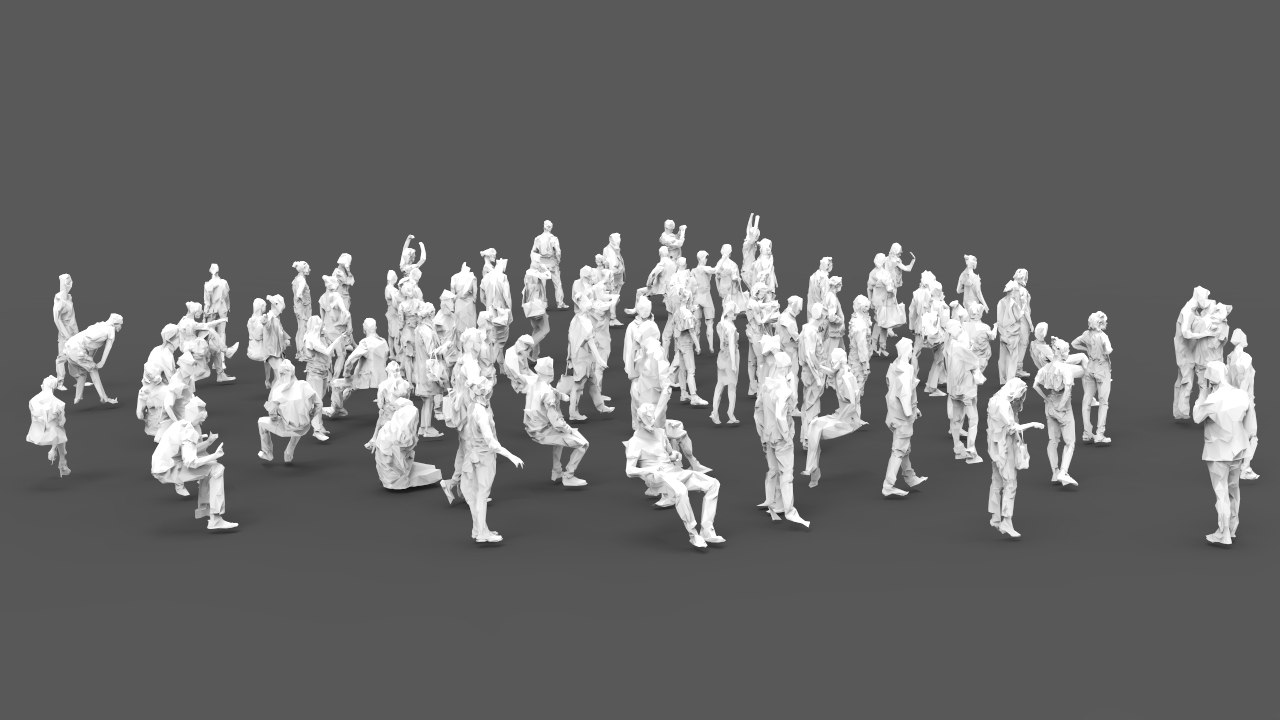 3D 88 people polys model - TurboSquid 1478968