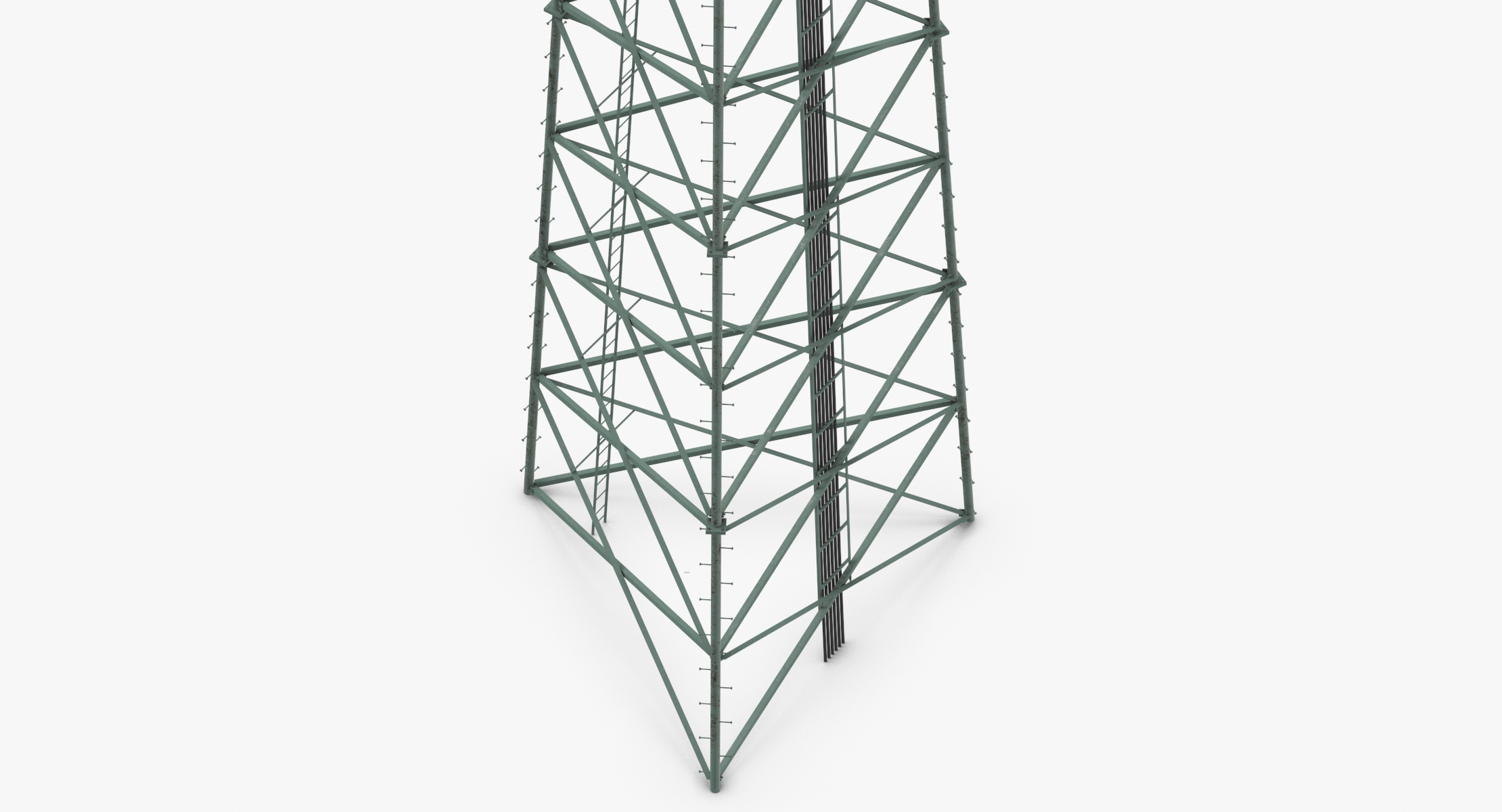 Stadium lights lit 3D model - TurboSquid 1479052