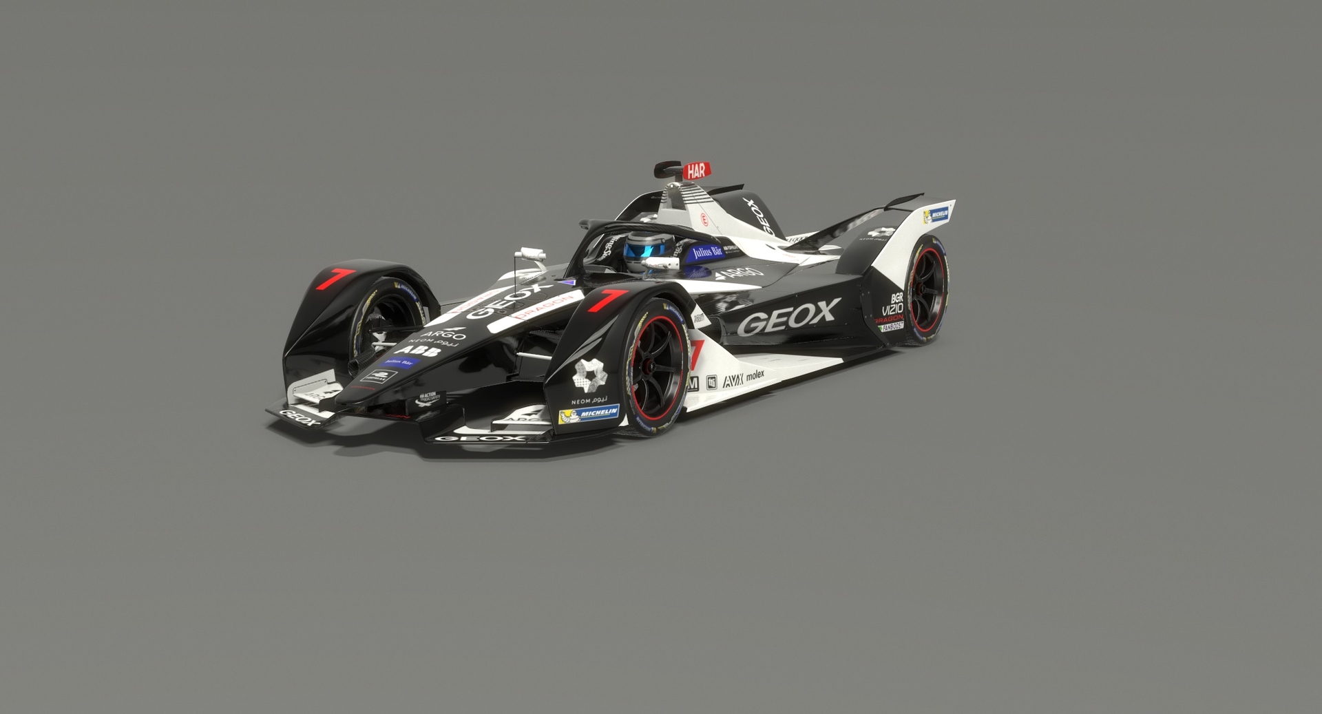 GEOX Dragon Formula E赛季2019 20203D模型 - TurboSquid 1479067