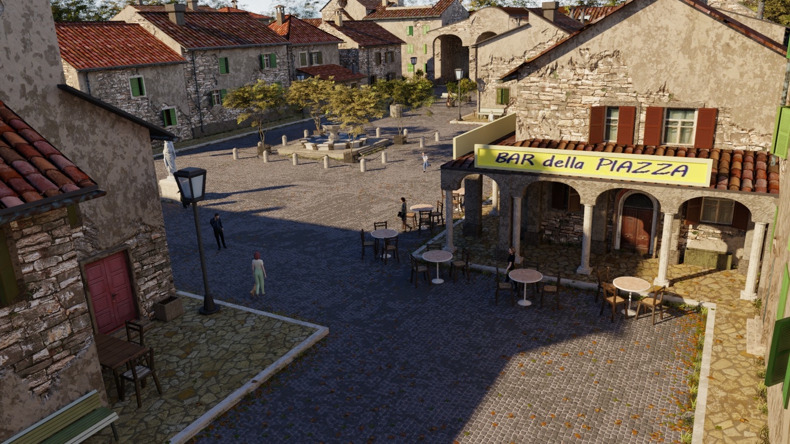 Small town blender 3D model - TurboSquid 1479112