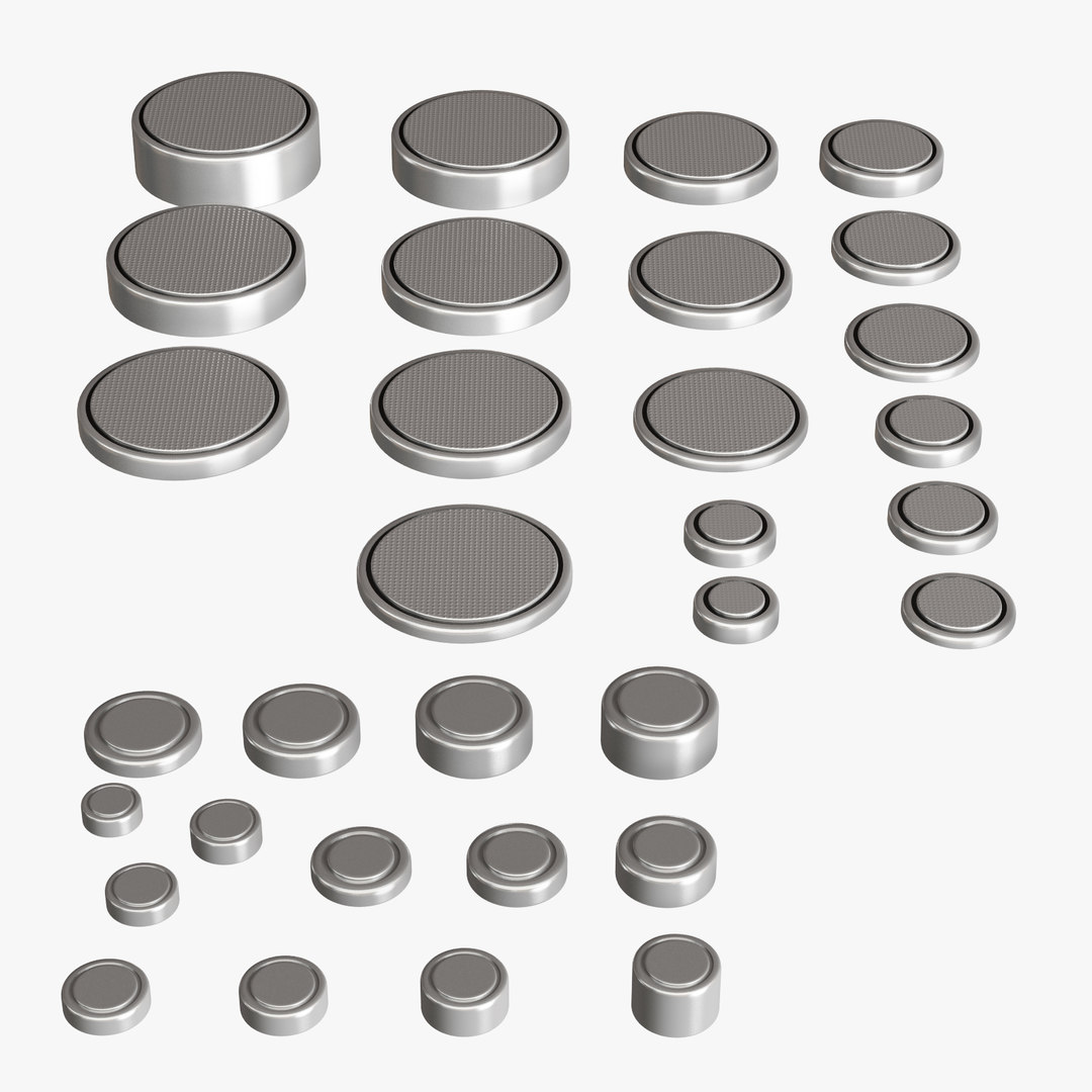 3D batteries set - TurboSquid 1479151