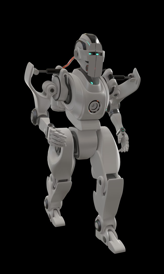 3D humanoid robot character - TurboSquid 1479200