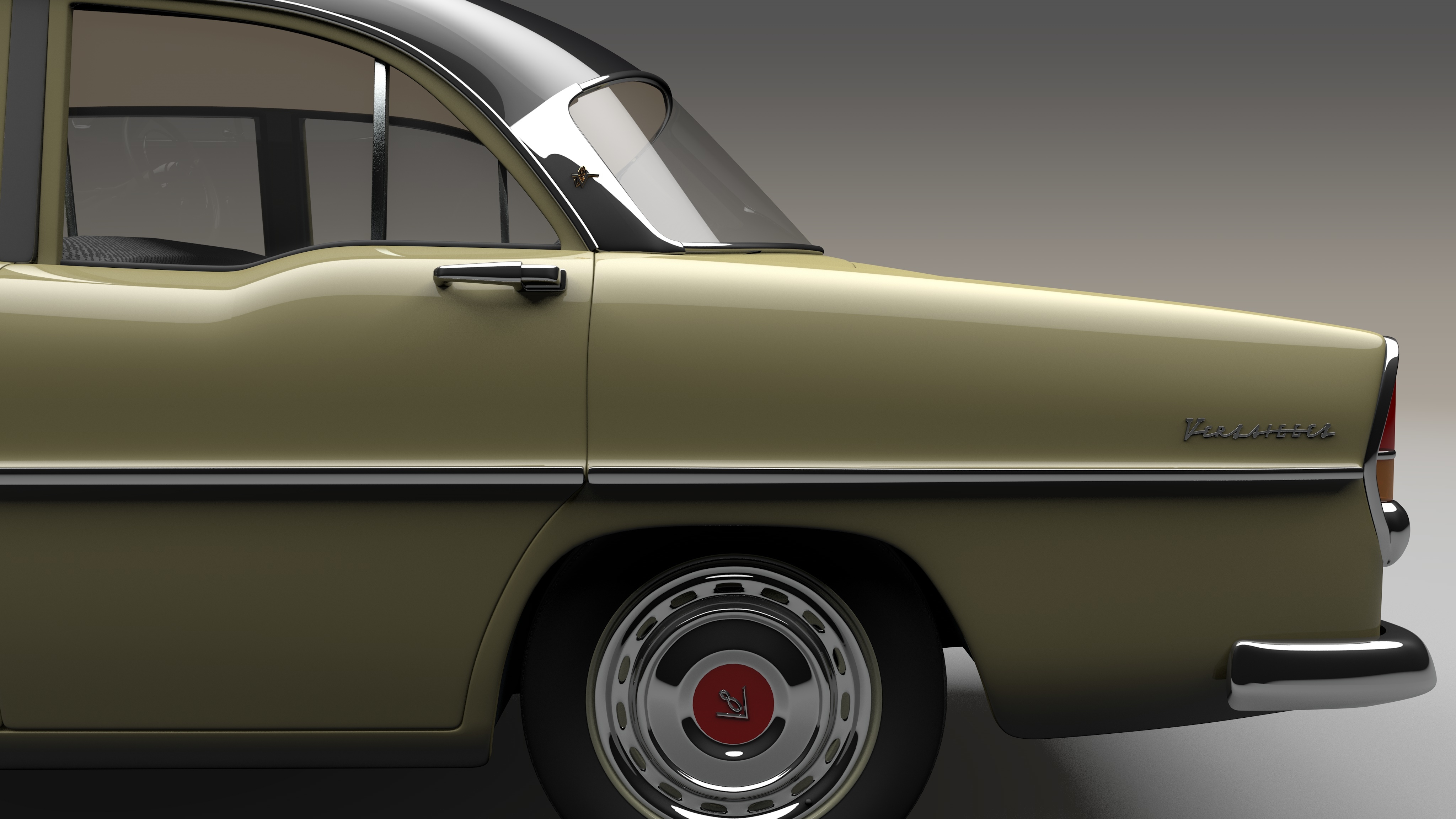 Versailles 1956 simca model - TurboSquid 1479212