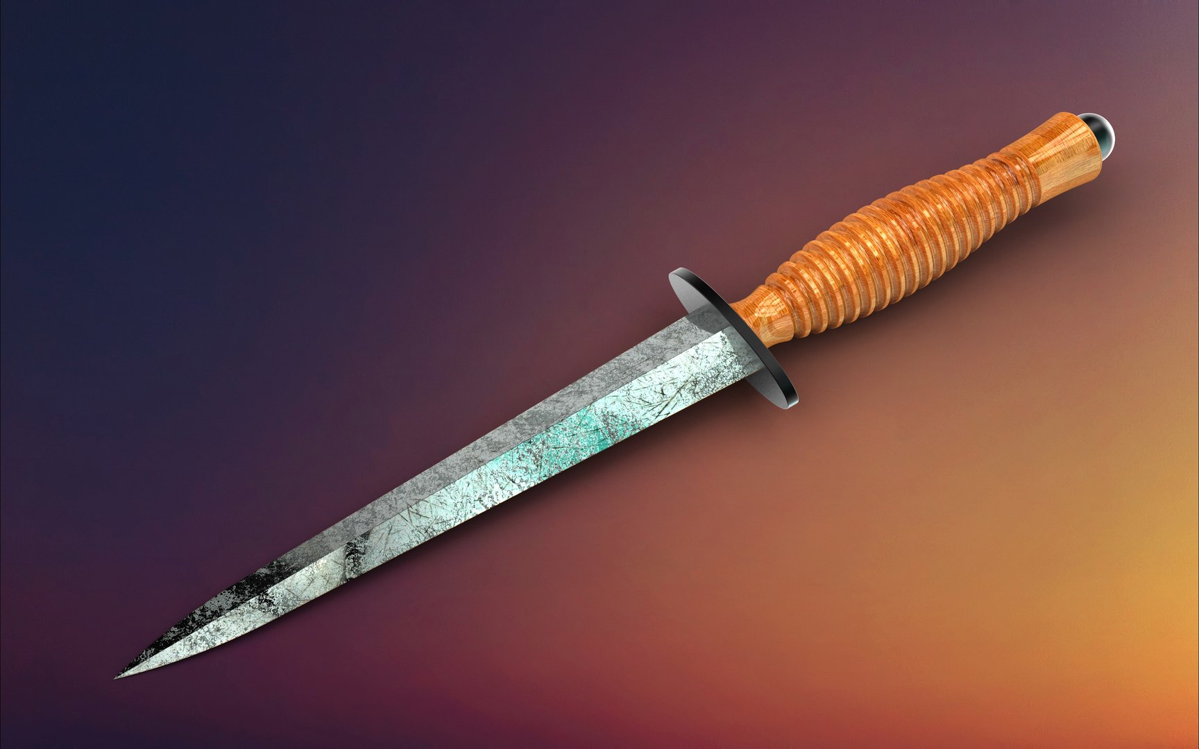 Dirk knife model - TurboSquid 1479316