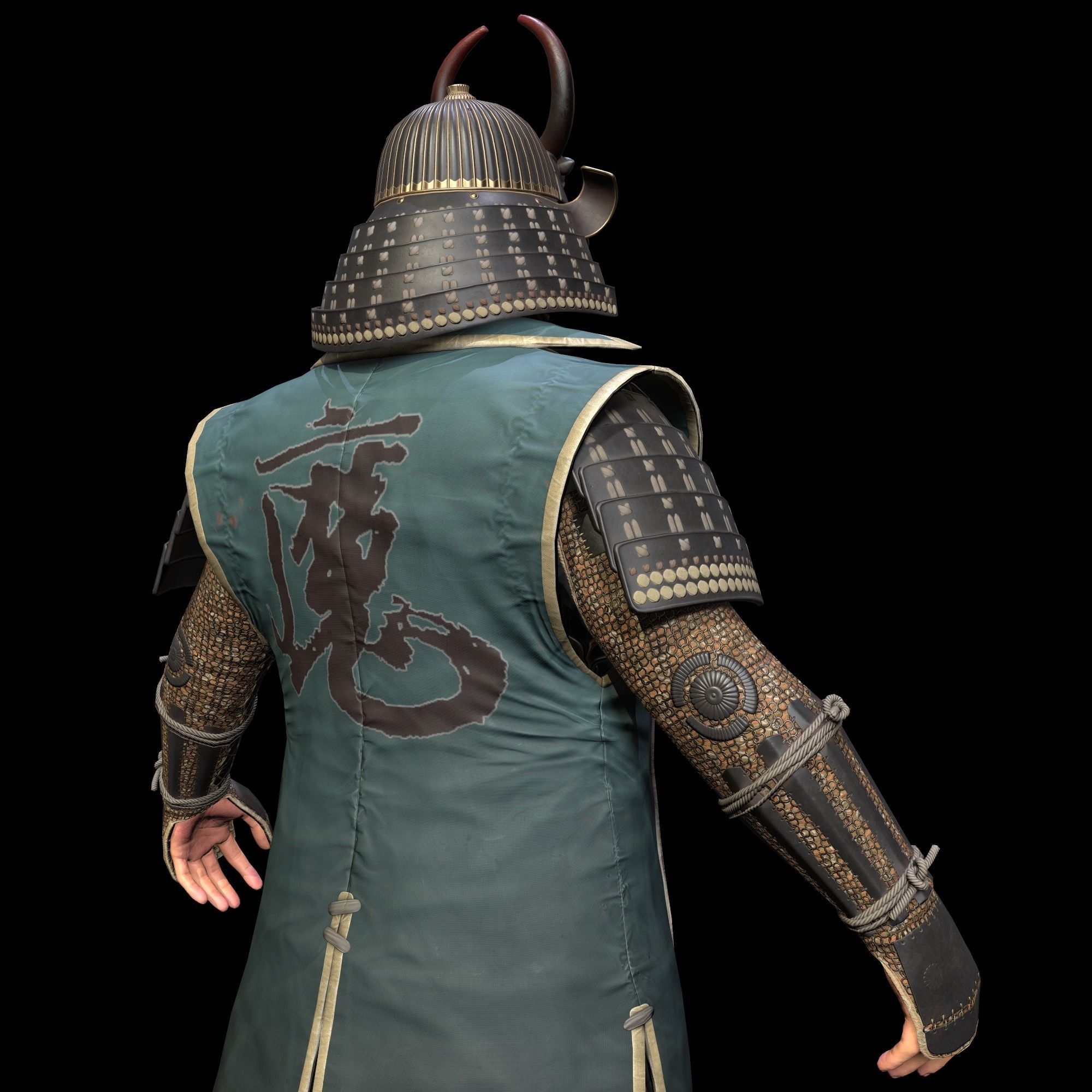 Samurai character unity model - TurboSquid 1479347