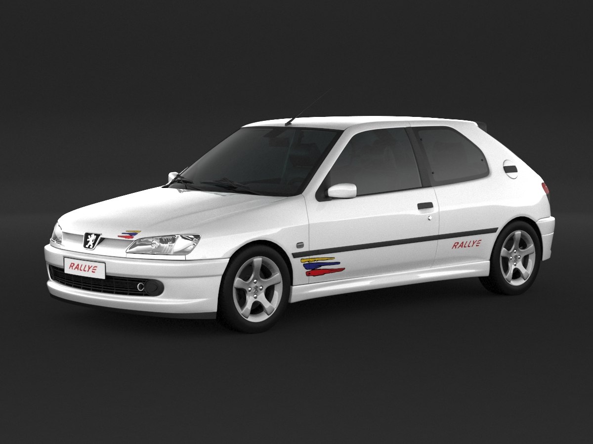 Peugeot 306 Rallye 3D-Modell - TurboSquid 1331863