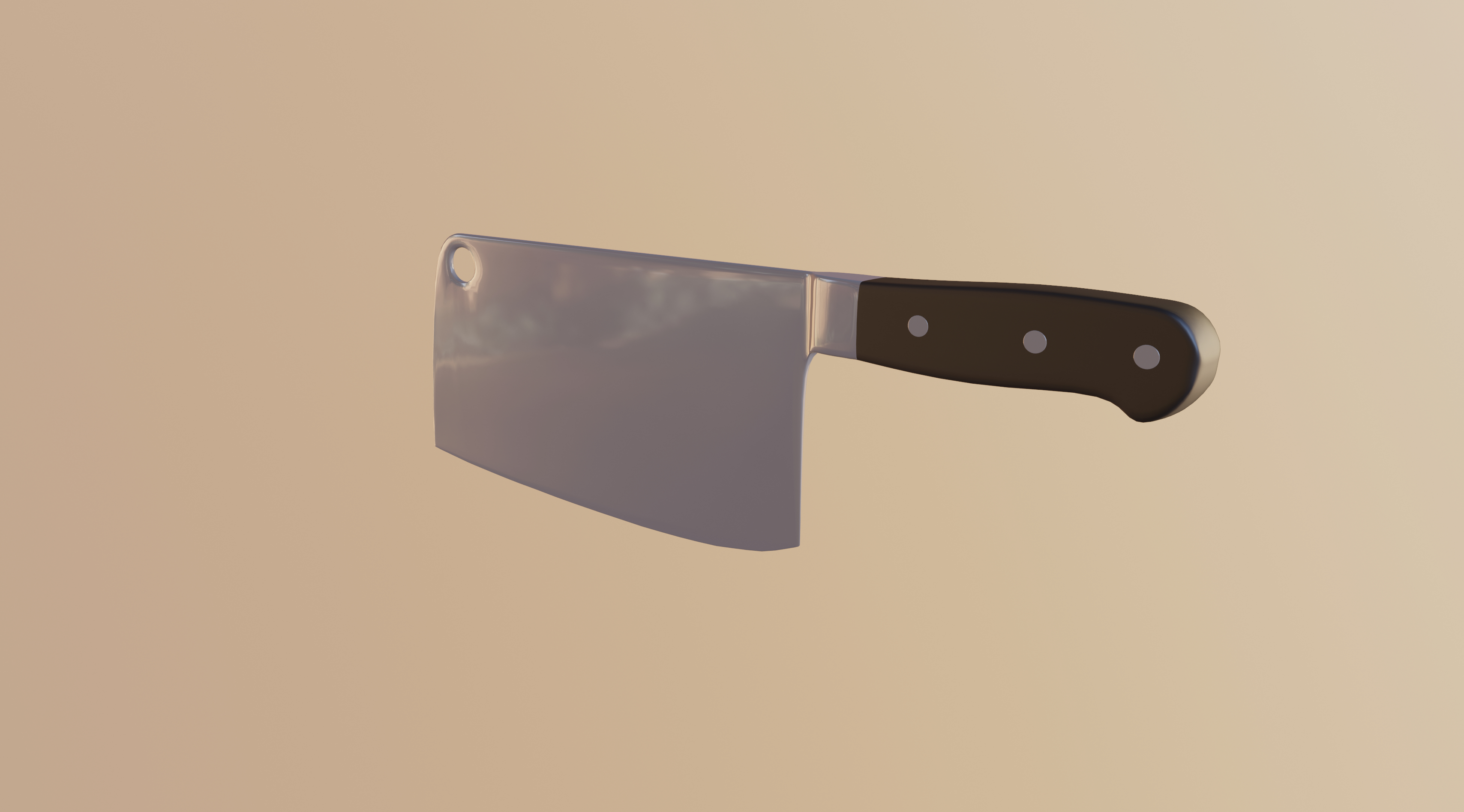 3D cleaver handle model - TurboSquid 1479449