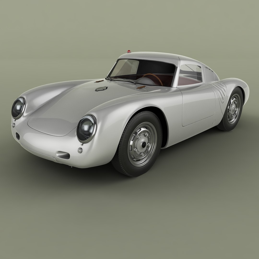 1956 porsche 550 coupe 3D model - TurboSquid 1479580
