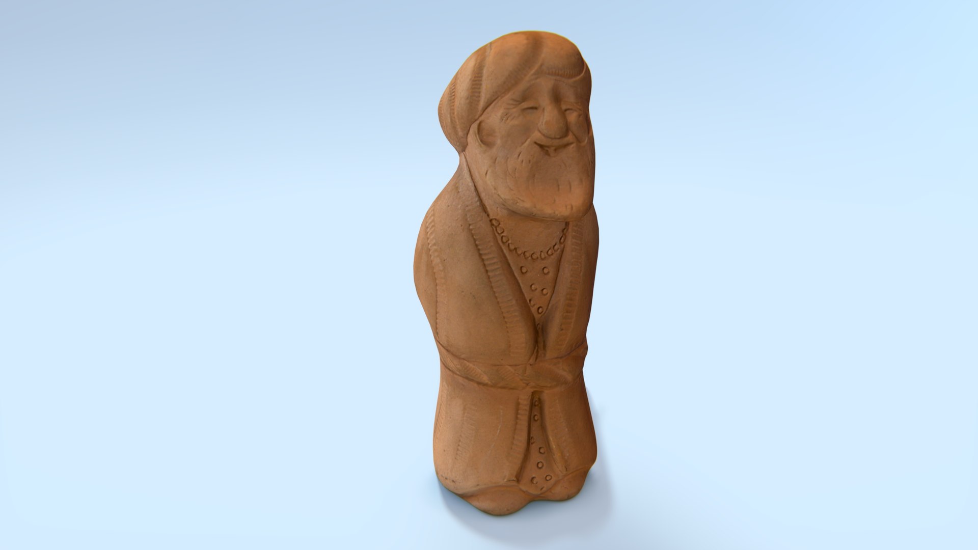 Clay sculpture old man 3D - TurboSquid 1479755