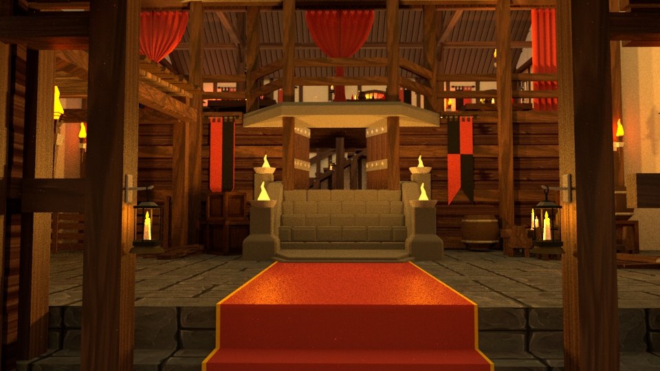 3D medieval guild hall - TurboSquid 1479837
