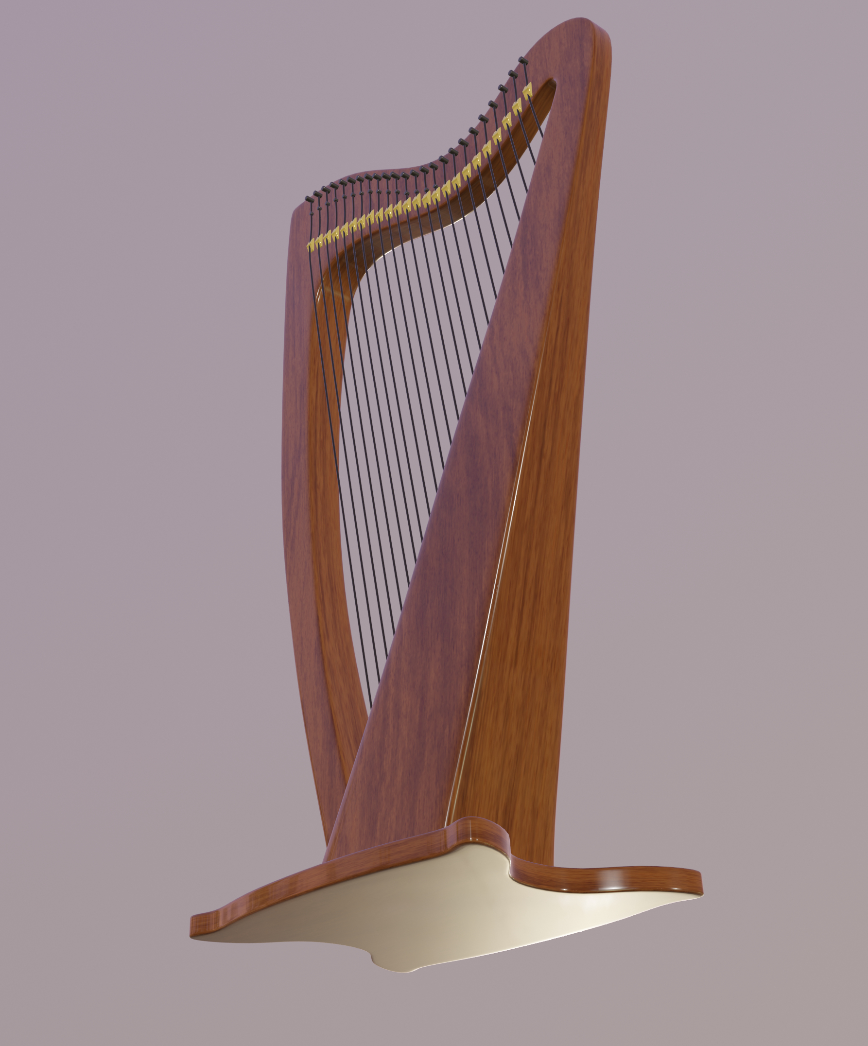 Harp 3D model - TurboSquid 1479887