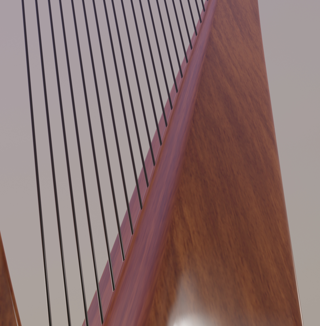 Harp 3D model - TurboSquid 1479887