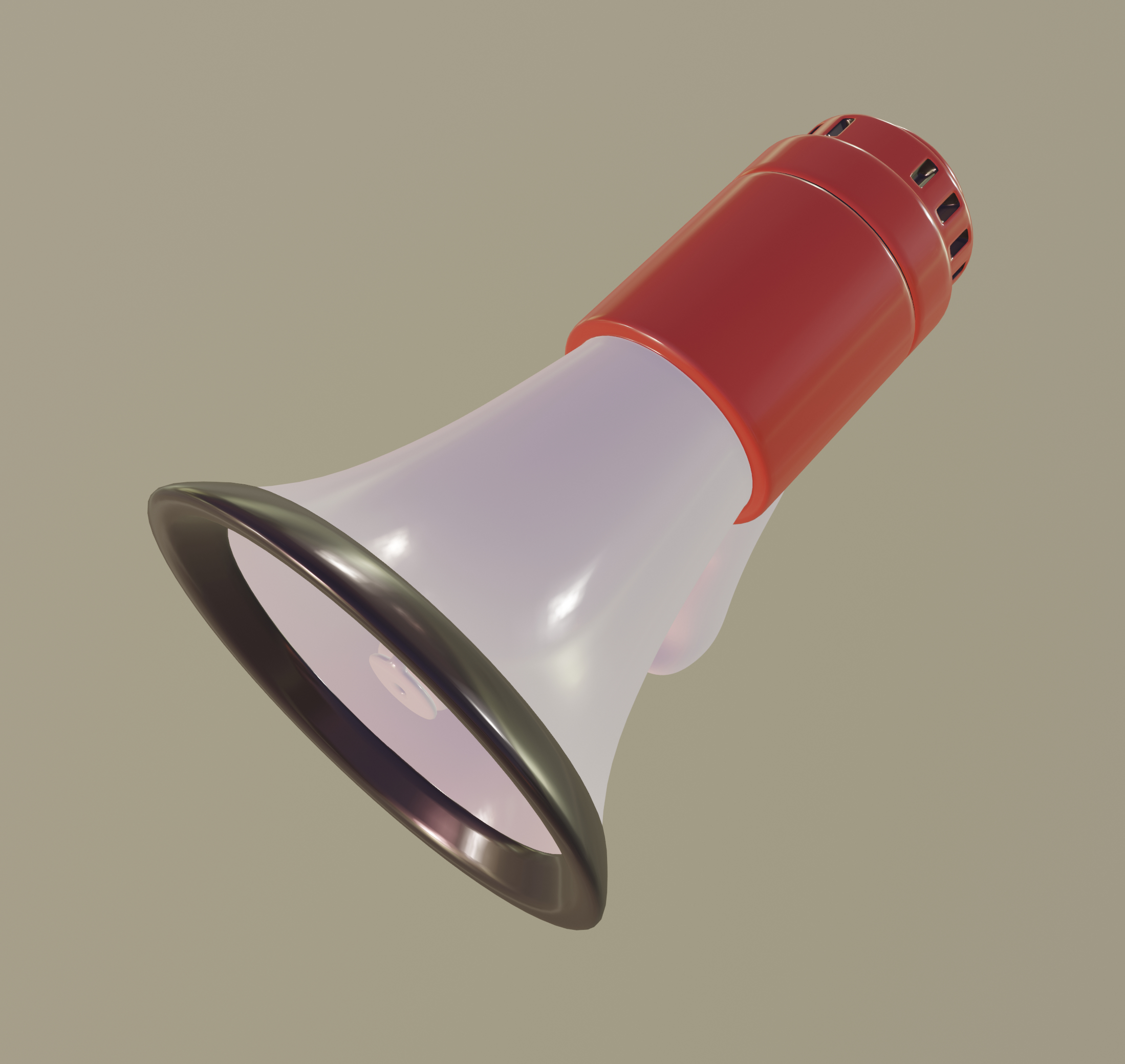 Megaphone 3D model - TurboSquid 1479895