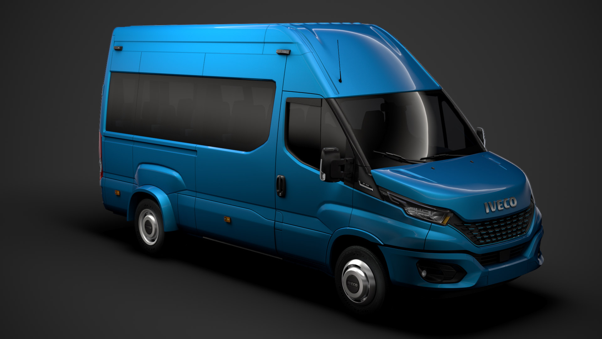 3D iveco daily blue power - TurboSquid 1480004