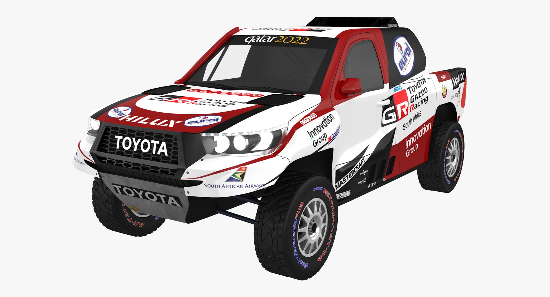 Toyota hilux rally dakar 3D model - TurboSquid 1480062