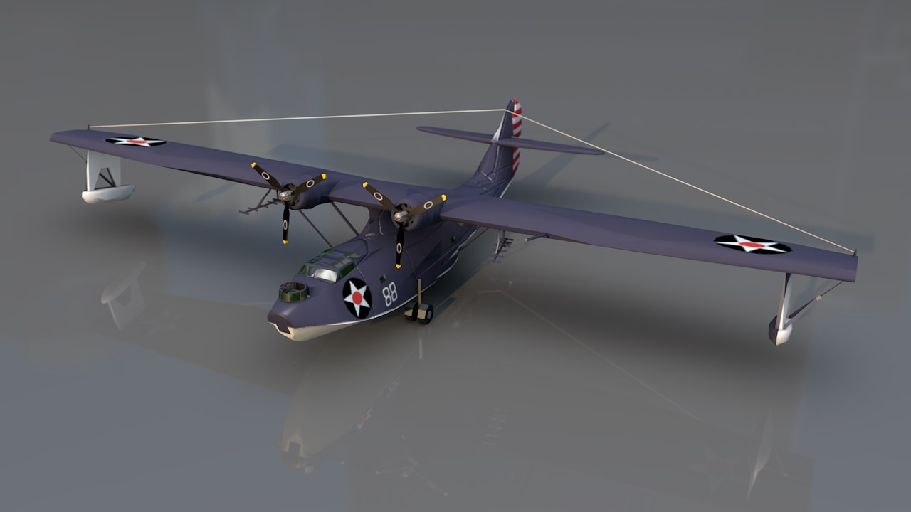 3D consolidated pby 5 catalina - TurboSquid 1480039