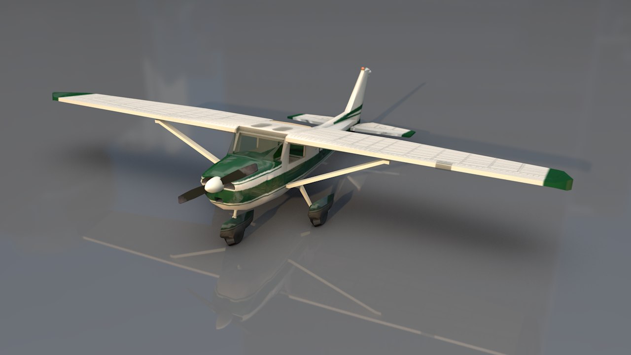 Cessna business jet airplane 3D model - TurboSquid 1480042