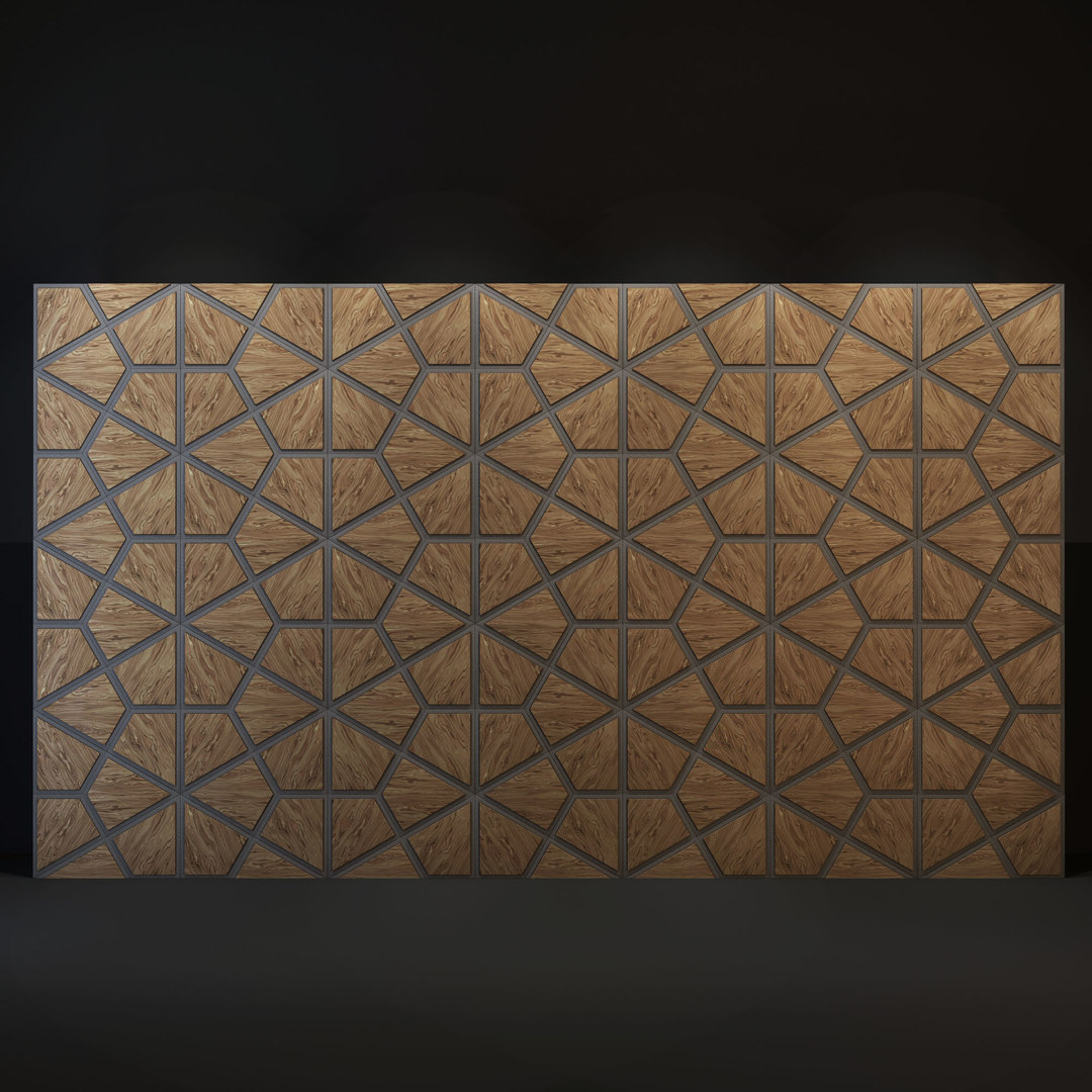Islamic wall panel 3D model - TurboSquid 1480056